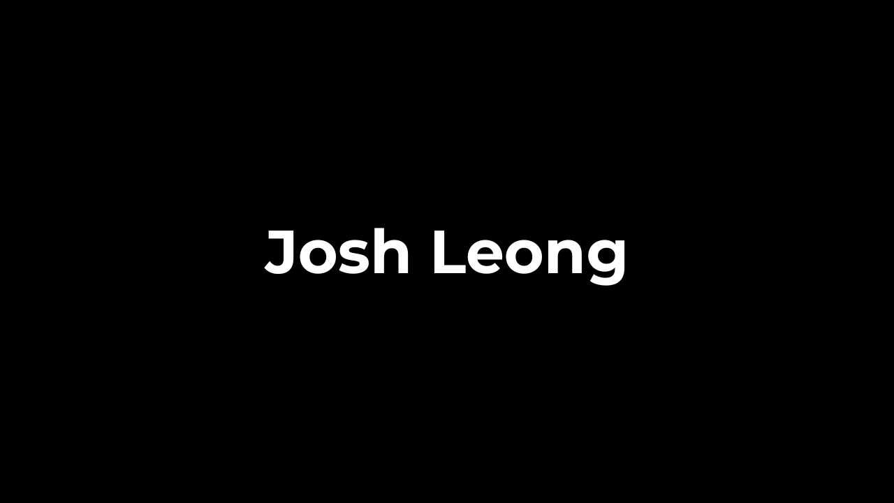 Josh Leong - Portfolio